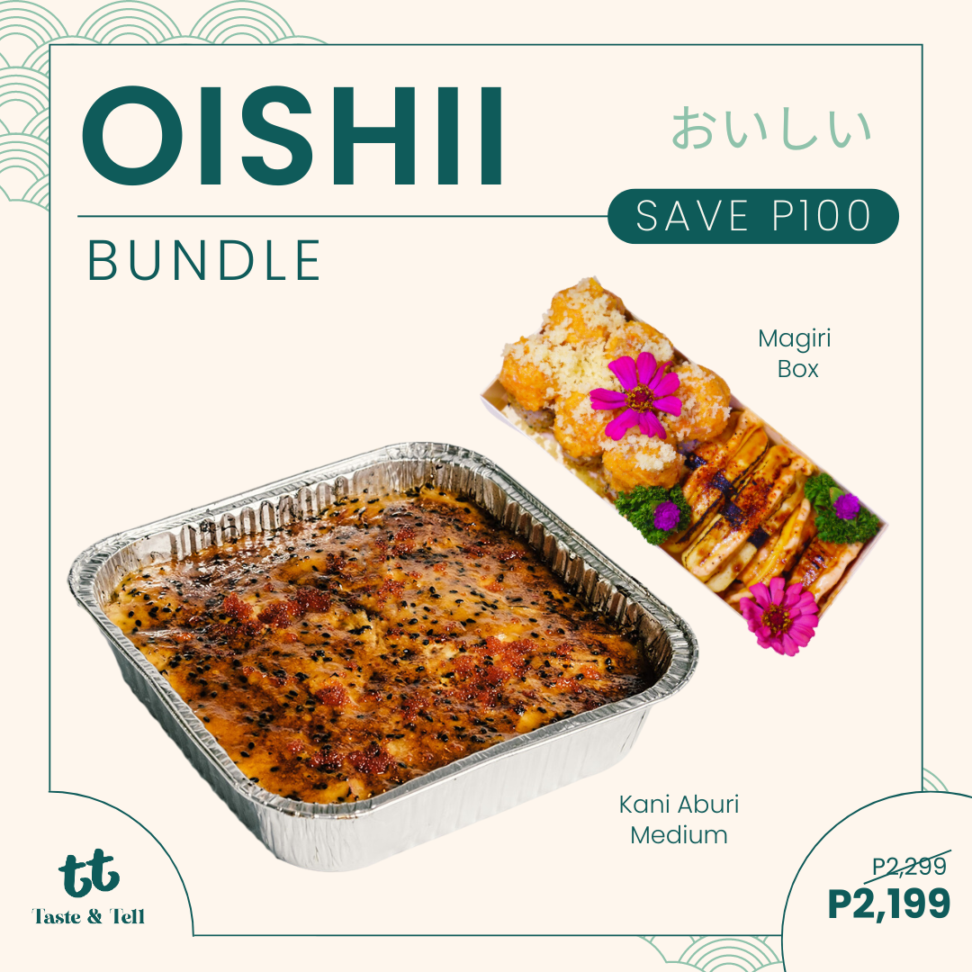 Oishii Bundle (Kani Aburi X Sushi Set Bundle) – Tasteandtell